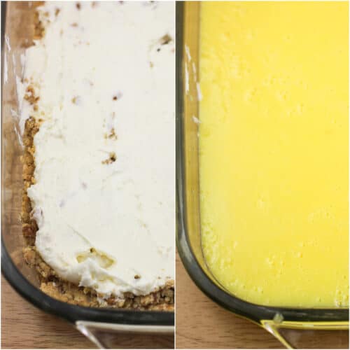 Lemon Delight – Erica's Recipes – layered lemon lush dessert