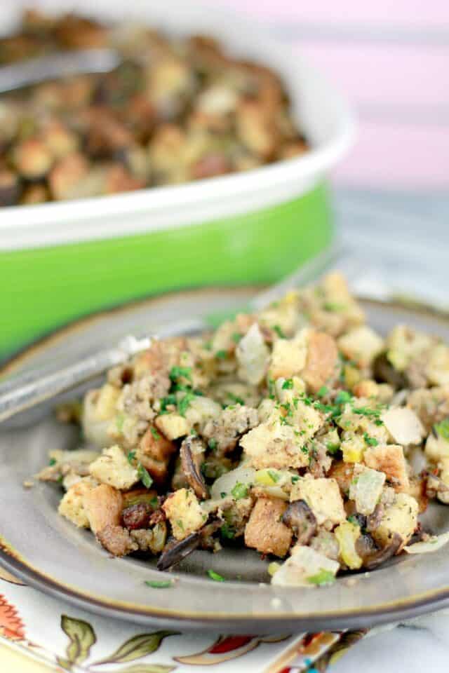 The Best Stuffing Recipe Ever – Erica's Recipes sausage stuffing