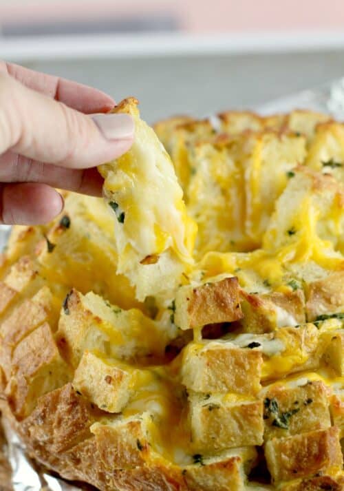 Cheesy Stuffed Garlic Bread – Erica's Recipes