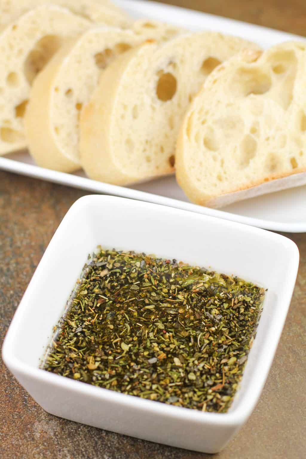 Olive Oil Bread Dip | Restaurant-Style – Erica's Recipes