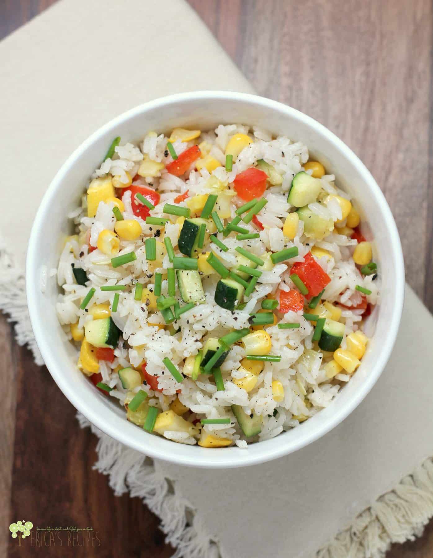 Kid-Friendly Confetti Rice – Erica's Recipes