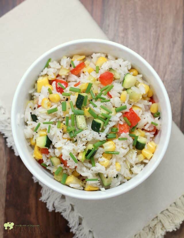 Kid-Friendly Confetti Rice – Erica's Recipes
