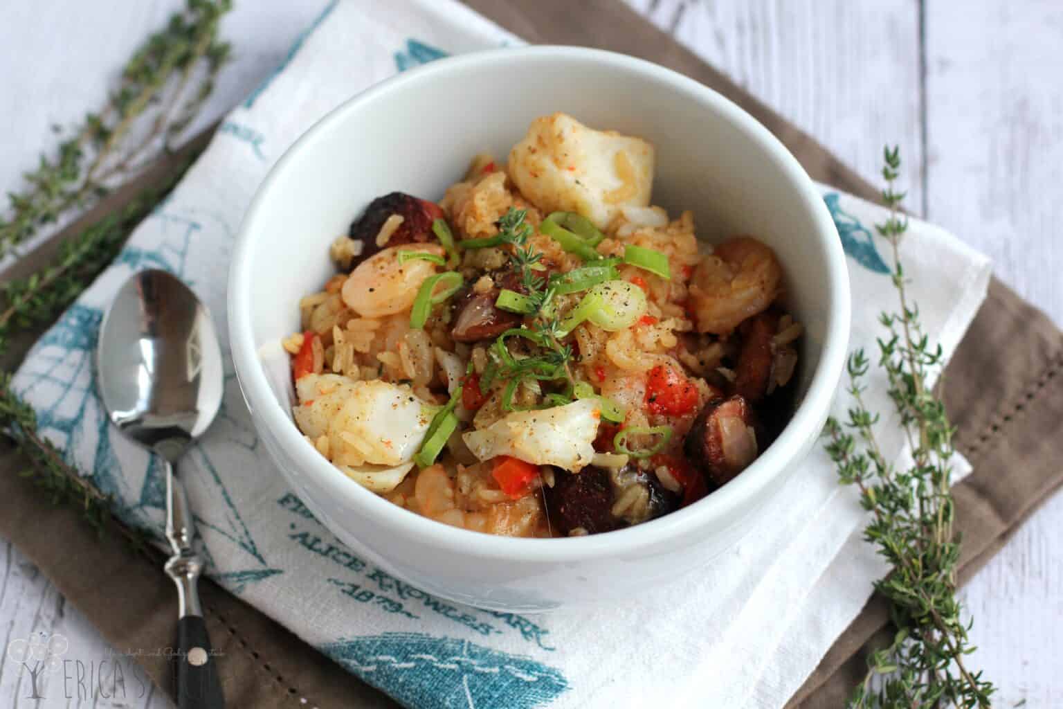 Seafood and Sausage Jambalaya – Erica's Recipes