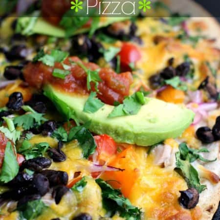 Mexican Chicken Pizza – Erica's Recipes