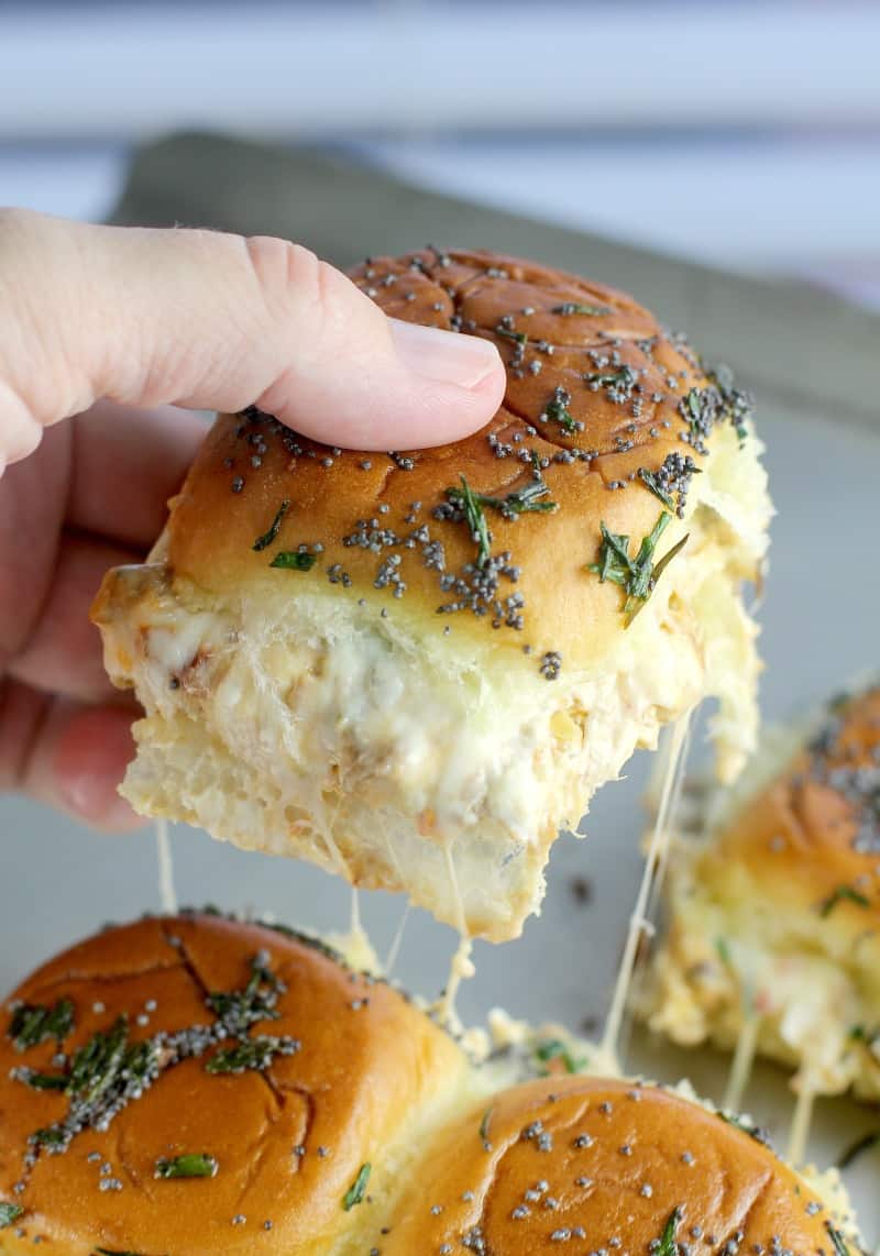 Cheesy Chipotle Party Sliders {Vegetarian} – Erica's Recipes