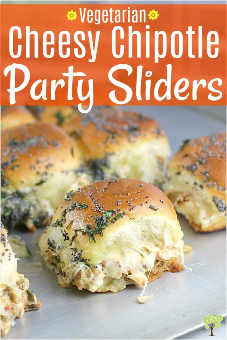 Cheesy Chipotle Party Sliders {Vegetarian} – Erica's Recipes
