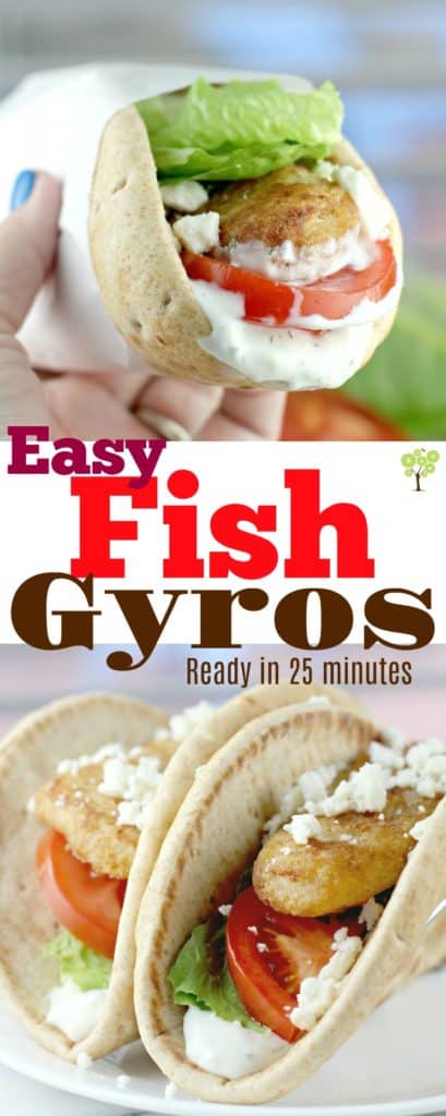 Easy Fish Gyros – Erica's Recipes