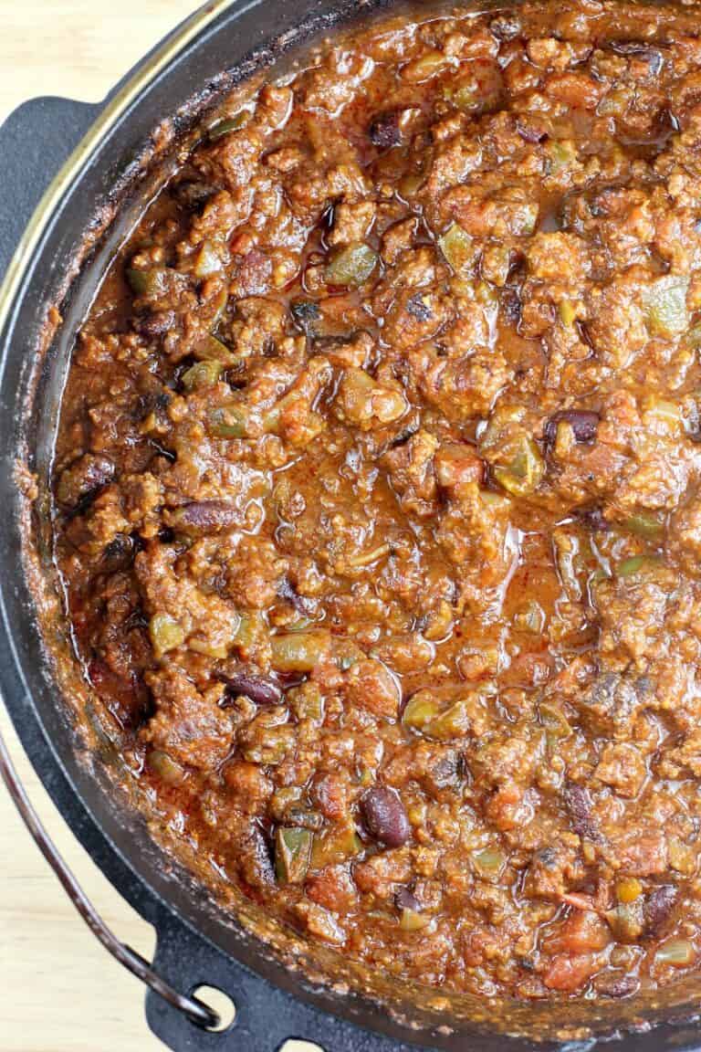 Smoked Chili (Over The Top) – Erica's Recipes – OTT chili recipe