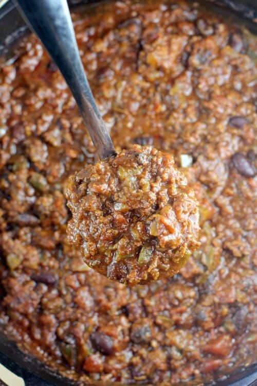 Smoked Chili (Over The Top) – Erica's Recipes – OTT chili recipe