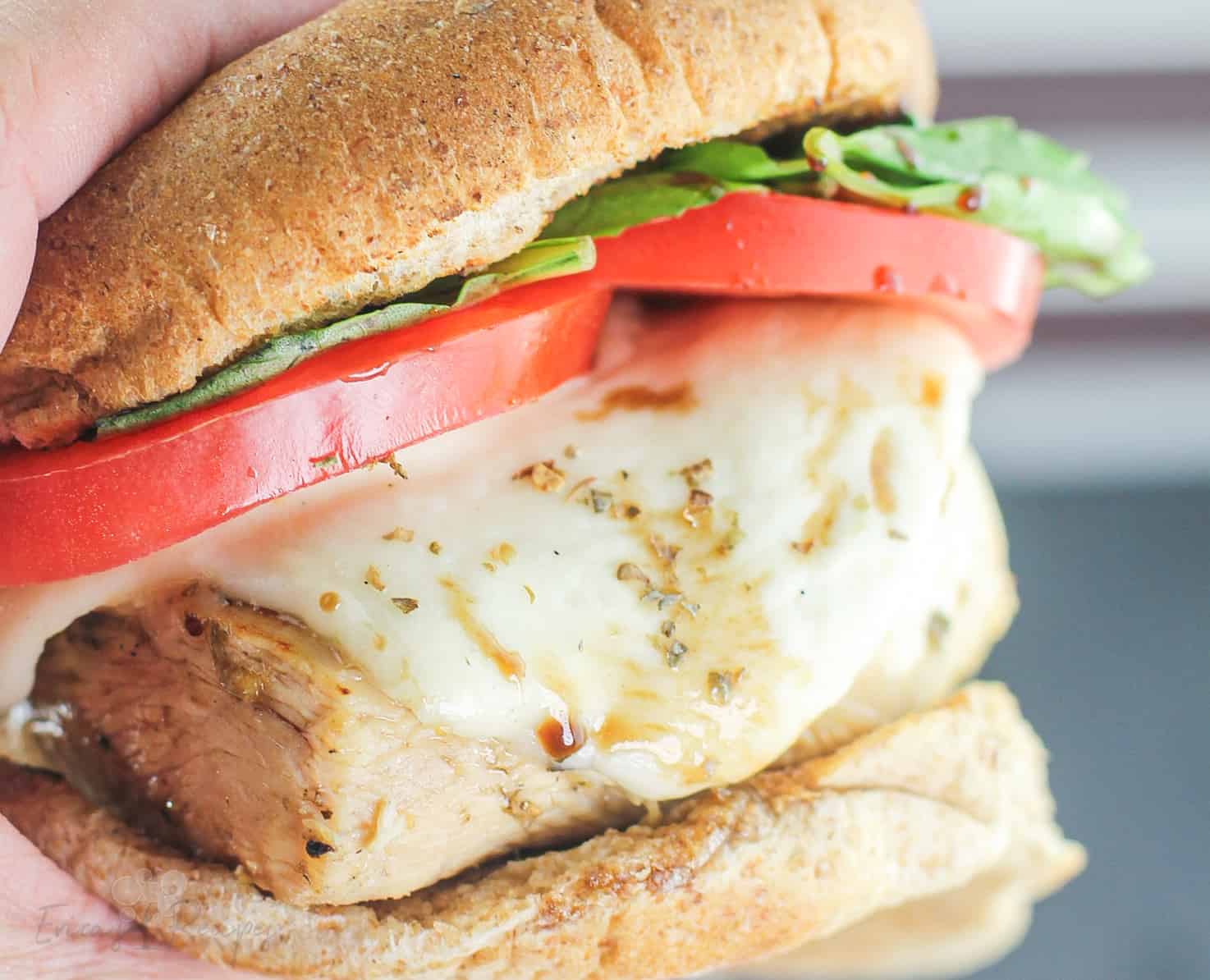 Grilled Chicken Caprese Sandwich – Erica's Recipes