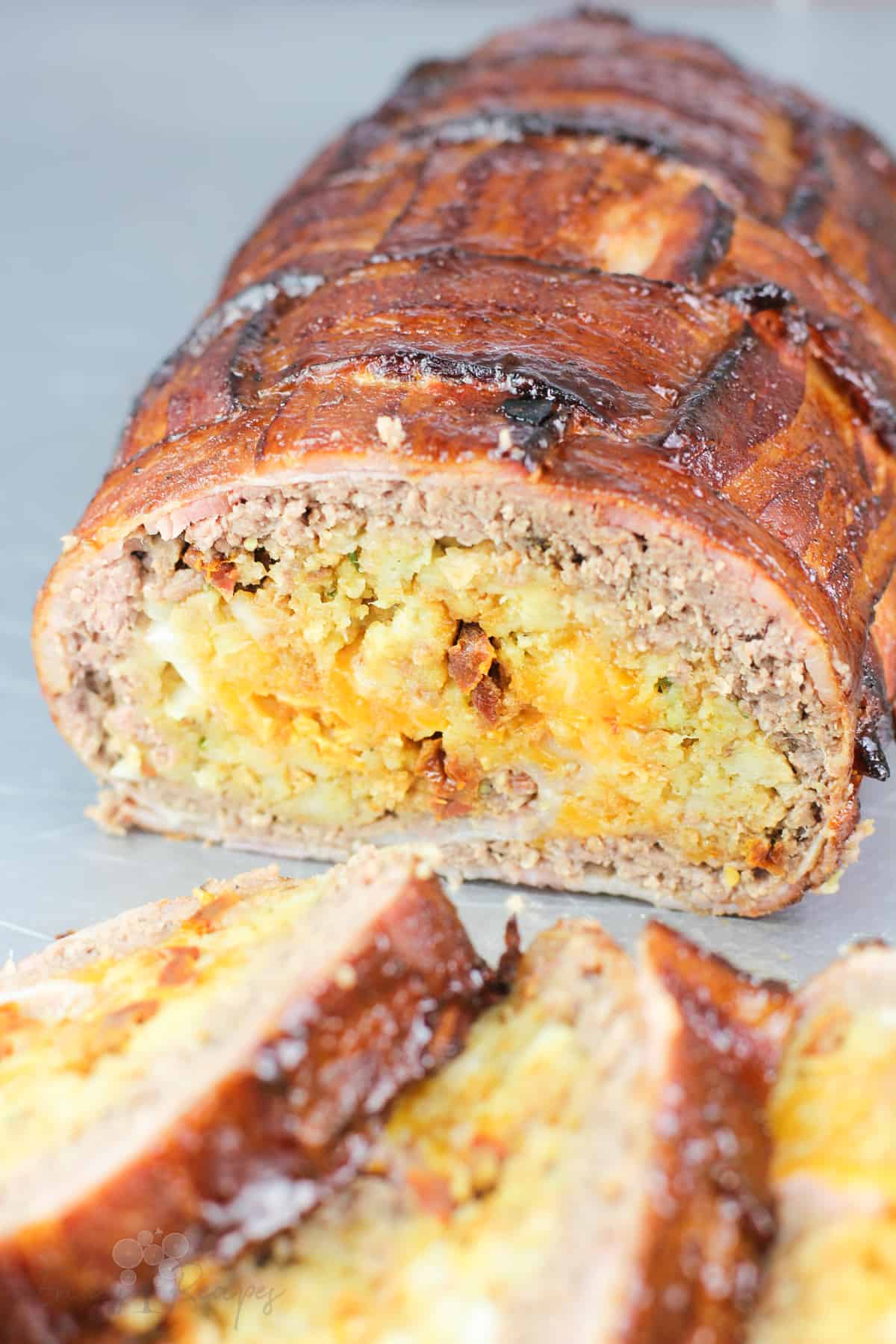 Bacon Wrapped Smoked Fatty – Erica's Recipes