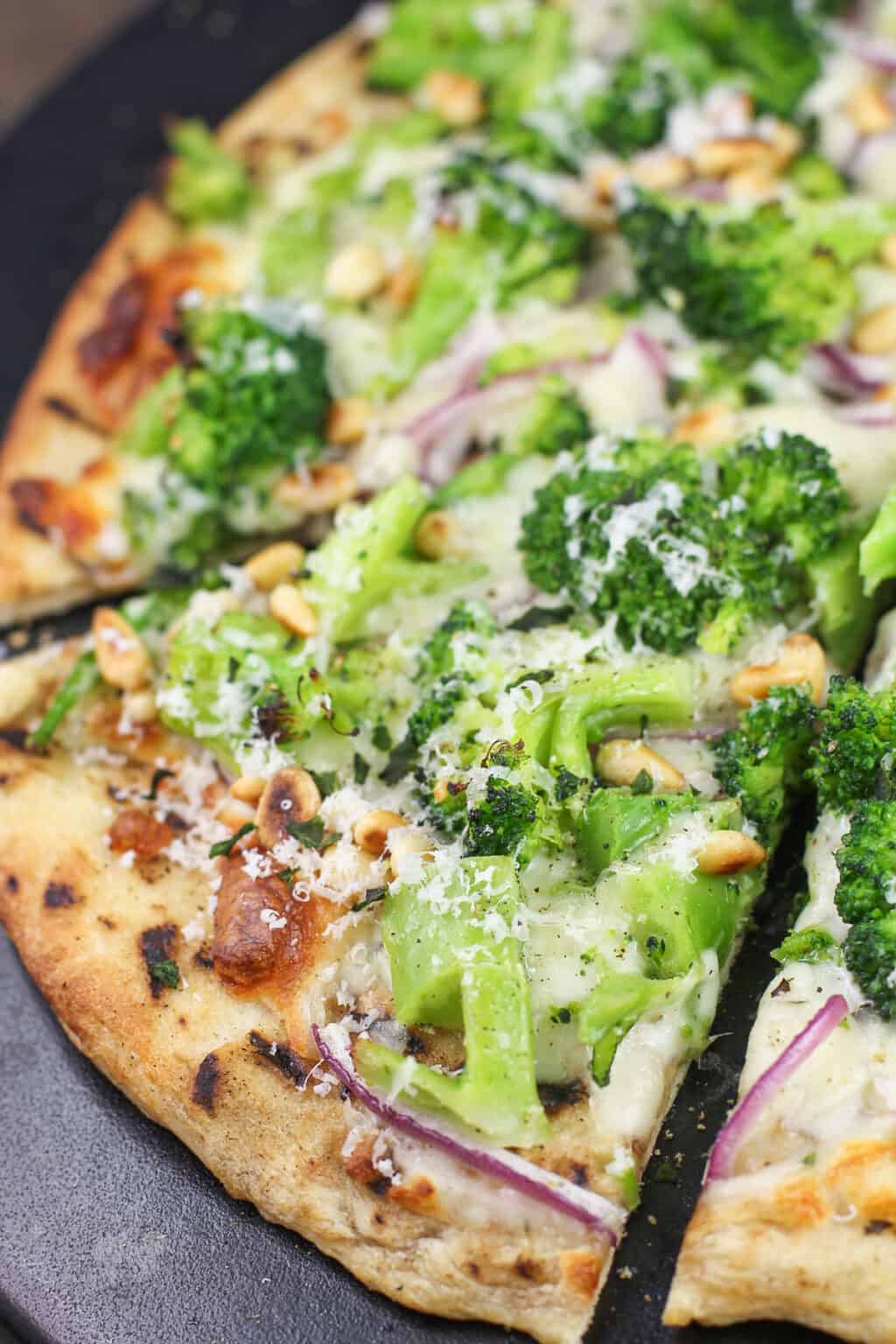 Broccoli White Pizza – Erica's Recipes
