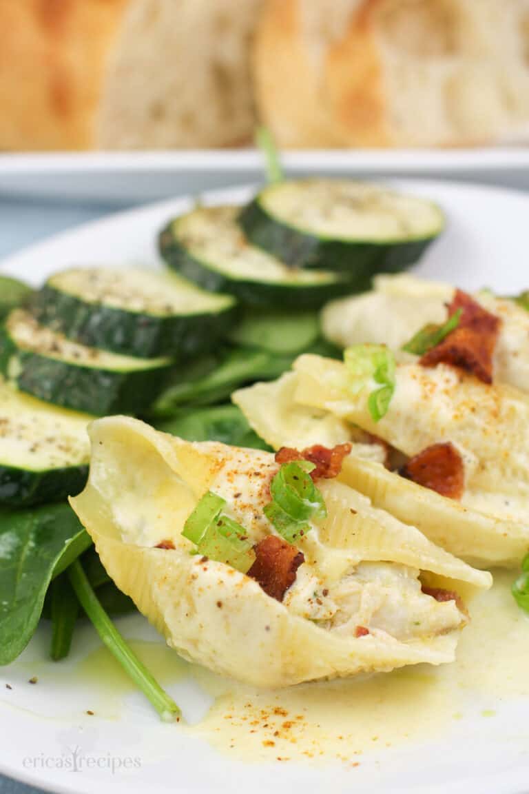 Crab Stuffed Shells – Erica's Recipes