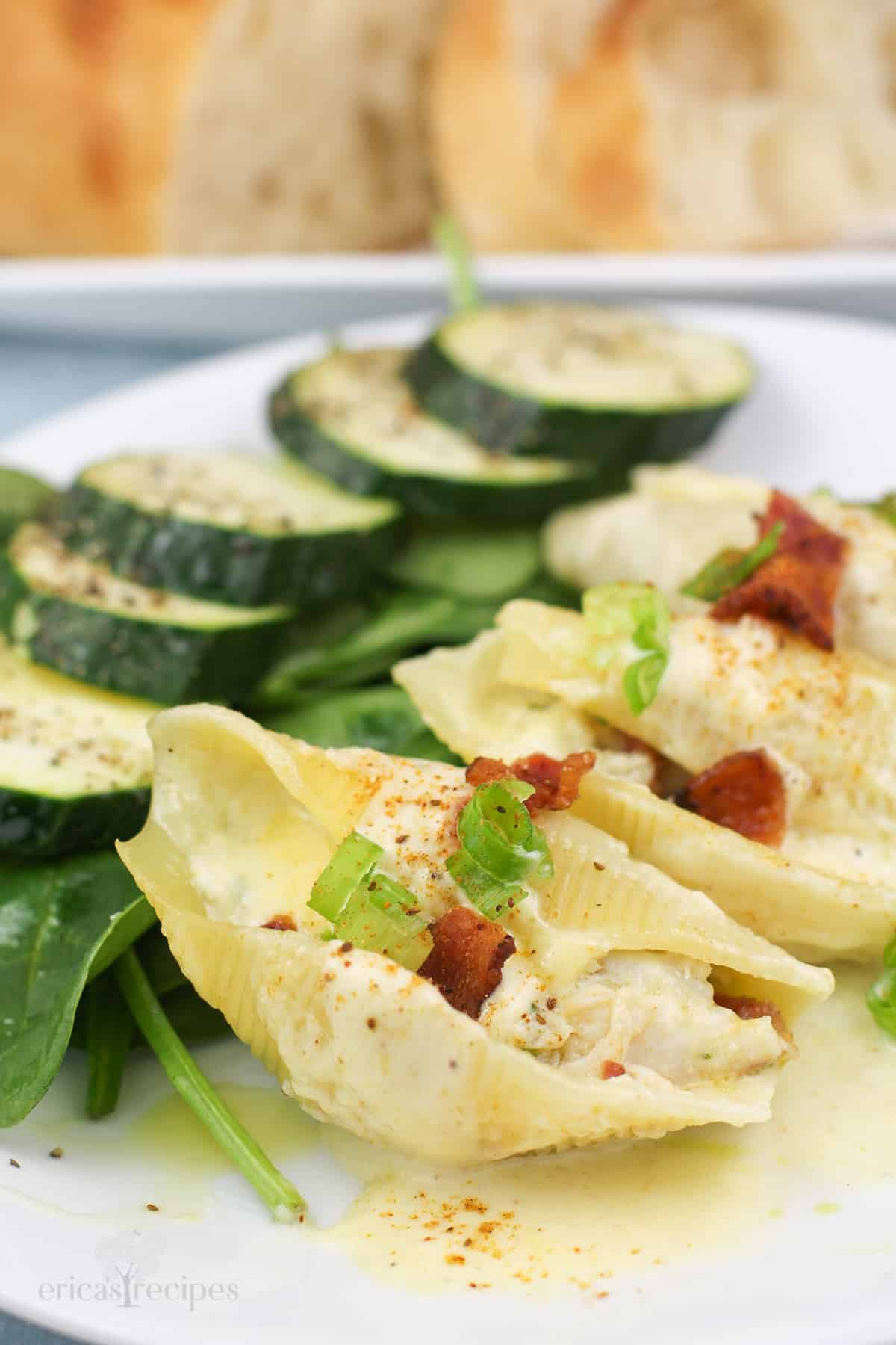Crab Stuffed Shells – Erica's Recipes