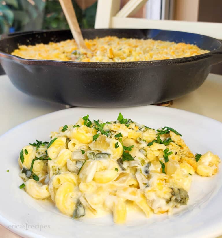 Creamy Poblano Mac and Cheese – Erica's Recipes