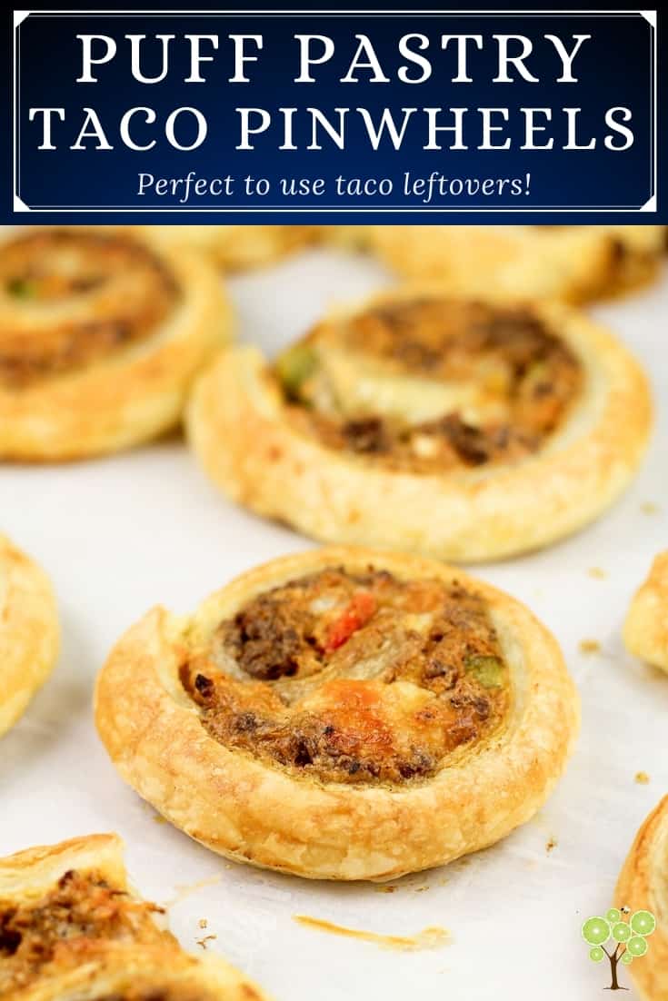 Puff Pastry Taco Pinwheels – Erica's Recipes