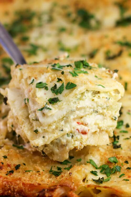 Pesto Salmon Lasagna – Erica's Recipes