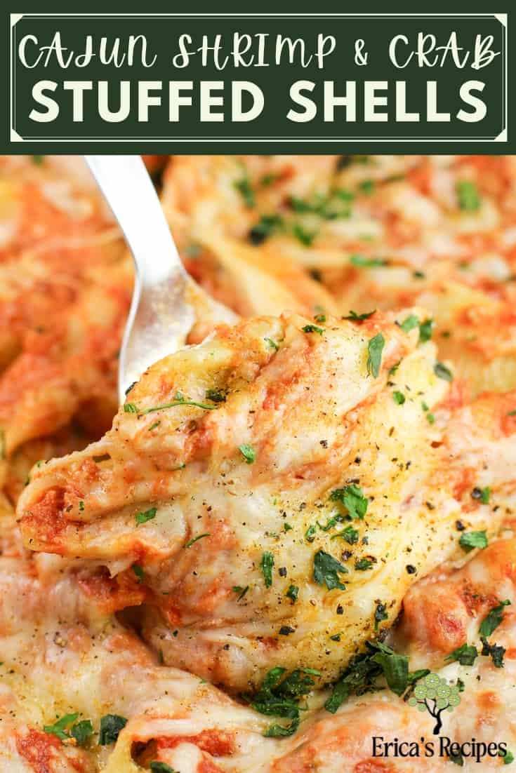 Cajun Shrimp and Crab Stuffed Shells in Vodka Sauce – Erica's Recipes