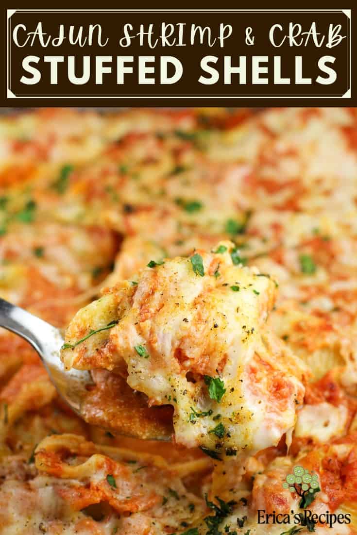 Cajun Shrimp and Crab Stuffed Shells in Vodka Sauce – Erica's Recipes